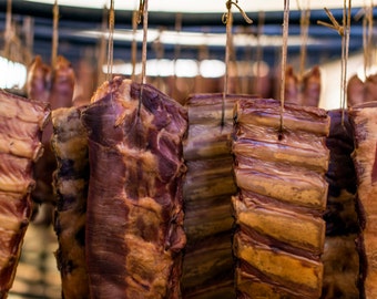 Hungarian Smoked Dry Sausages Kolbasz