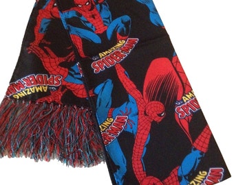 Spiderman scarf | Etsy