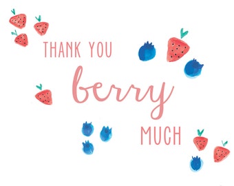 Thank you berry much | Etsy