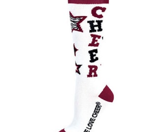 Unique cheer socks related items | Etsy