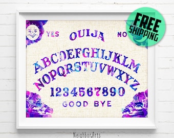 Ouija board print | Etsy