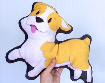 Corgi plush | Etsy
