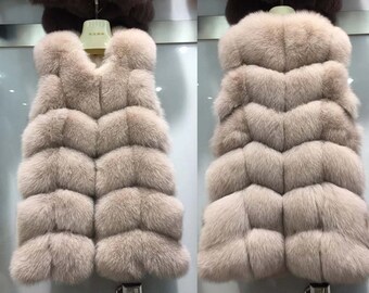 Items similar to L.E.D Light Up Faux Fur Vest- (Choose From 4 Colors ...