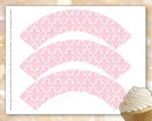 Popular items for pink cupcake wrapper on Etsy
