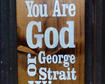 George strait sign | Etsy