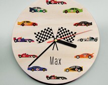 Unique car wall clock related items | Etsy