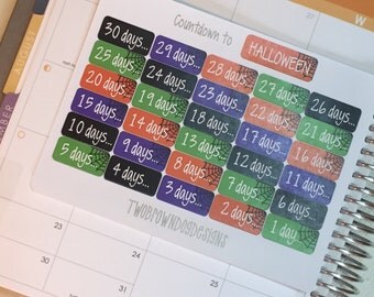 Halloween countdown | Etsy