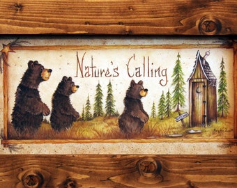 Bear cabin decor | Etsy