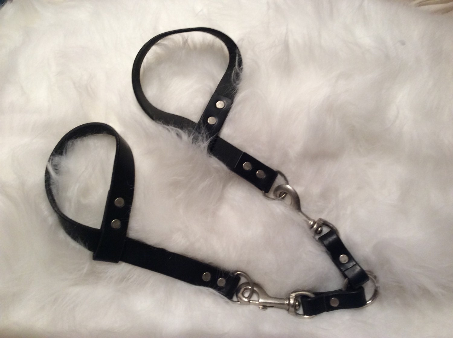 Bdsm Adjustable Leather Ankle Restraints Fetish