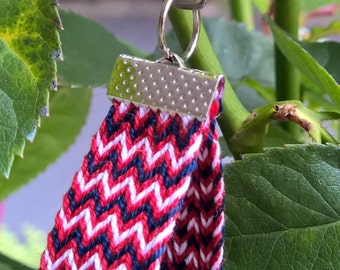 Items similar to T-shirt Key Ring, Handmade Key Ring on Etsy