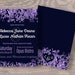 Color Block Infographic Wedding Program