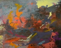 Unique flow art painting related items | Etsy