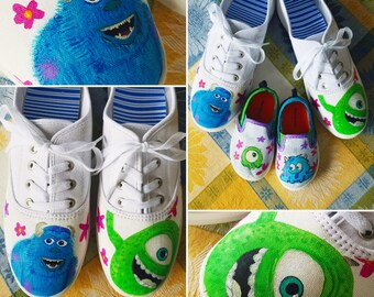 Monster inc shoes | Etsy