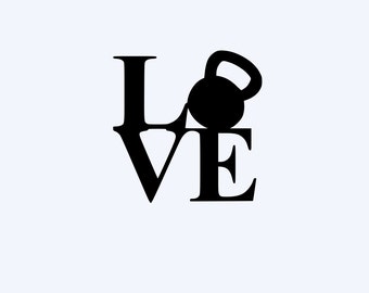 Unique kettlebell decal related items | Etsy