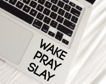 Wake pray slay | Etsy