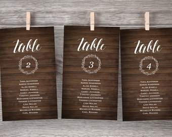 Wedding Seating Chart Template Hanging Seat Chart Printable