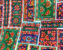 Popular items for mirror work fabric on Etsy