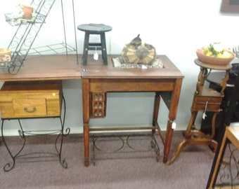 Items similar to Repurposed Singer Sewing Machine Table on Etsy