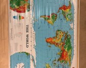 Popular items for pull down map on Etsy