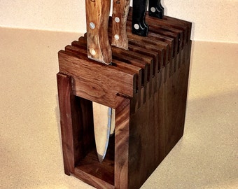 Unique knife block related items | Etsy