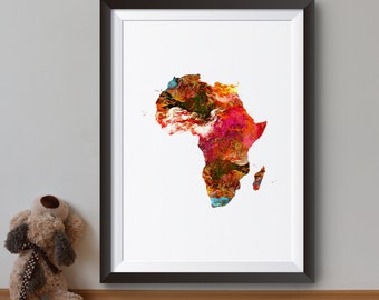 Art of The State Groovy Geography USA Map Poster 14 X 20