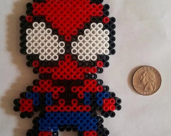 Spider man perler | Etsy