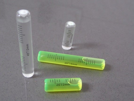 Replacement Level Glass Vial Spirit Bubble Level Vial