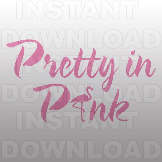 Pretty in Pink SVG FileFlamingo SVG FileToddler Girl SVG