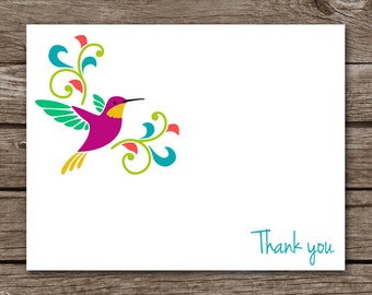 Hummingbird card | Etsy