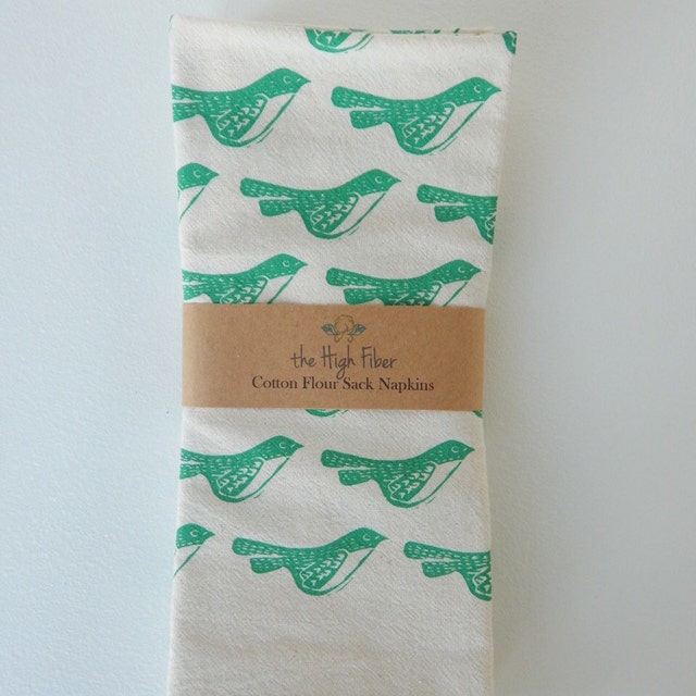 Hand Printed Textile Home Goods by TheHighFiber on Etsy