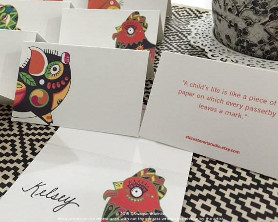 Zodiac Animals Placecards Chinese New Year Animals