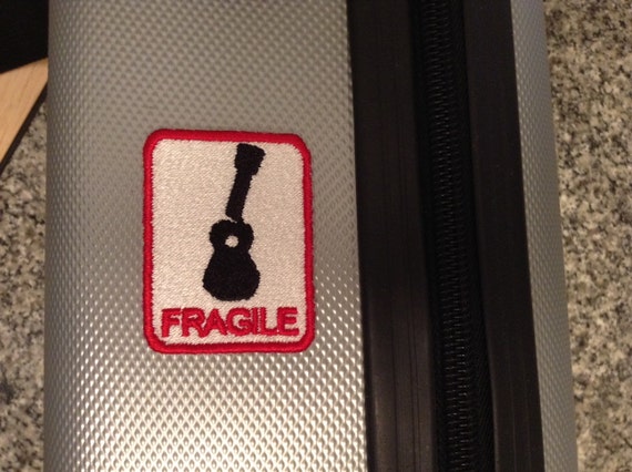 Fragile Patch For Your Ukulele Or Guitar Case by harpdude1 on Etsy