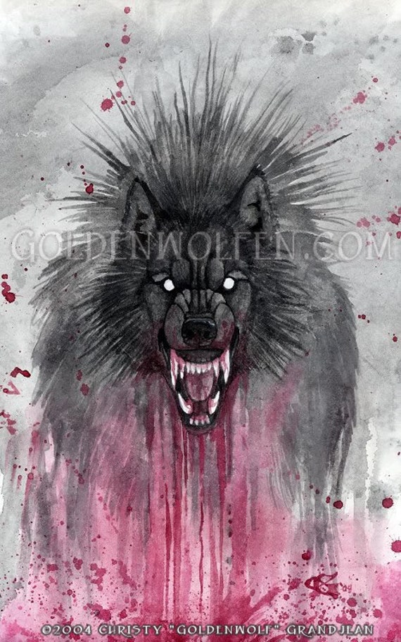 Werewolf Blood Rage Print