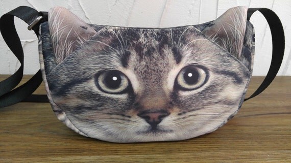Tabby cat bag cat purse cat bag kitty purse shoulder bag