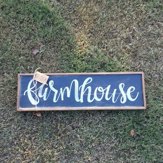 Rustic hand painted one of a kind signs. by mangoseedmarketplace