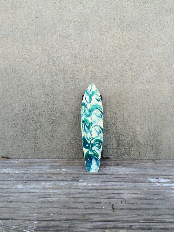 Vintage Rare Fiberglass 1960s Nona Skateboard Sidewalk Surfer