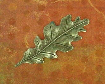 Oak leaves stamp | Etsy