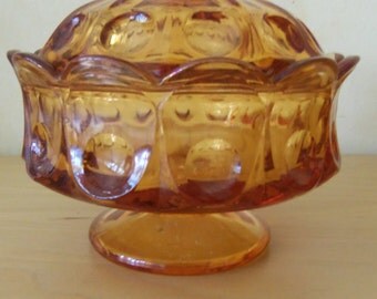 Amber candy dish | Etsy