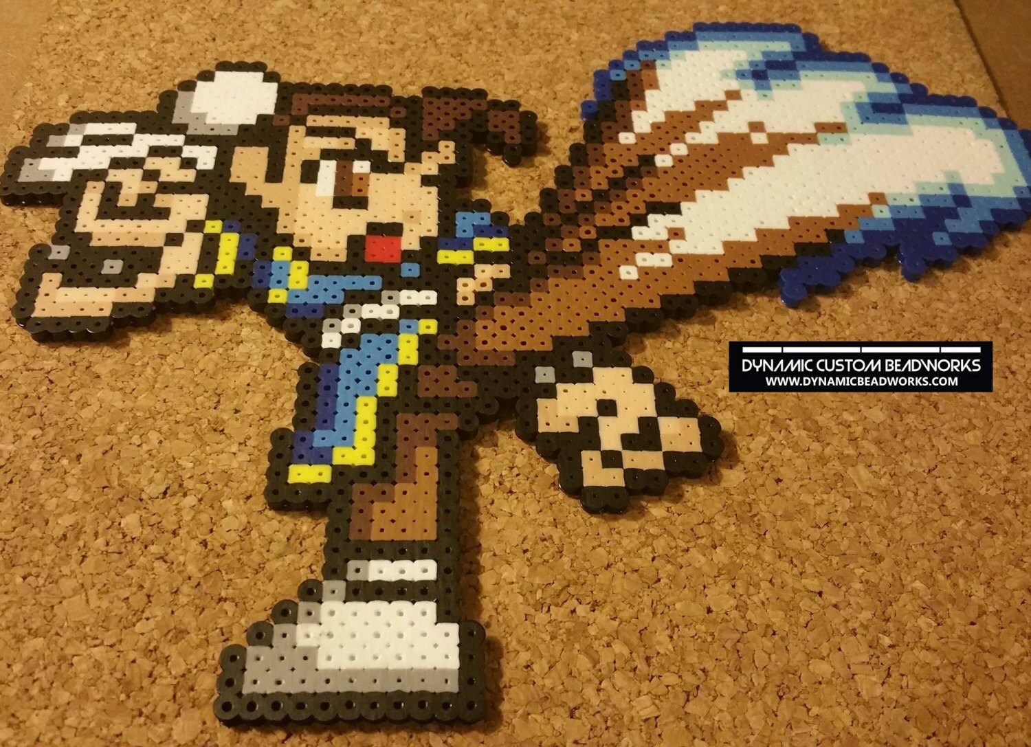 Chun-li Bead Sprite Street Fighter 16-bit art