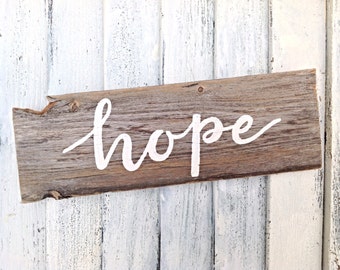Hope sign | Etsy