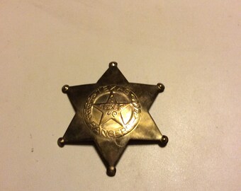 Texas ranger badge | Etsy