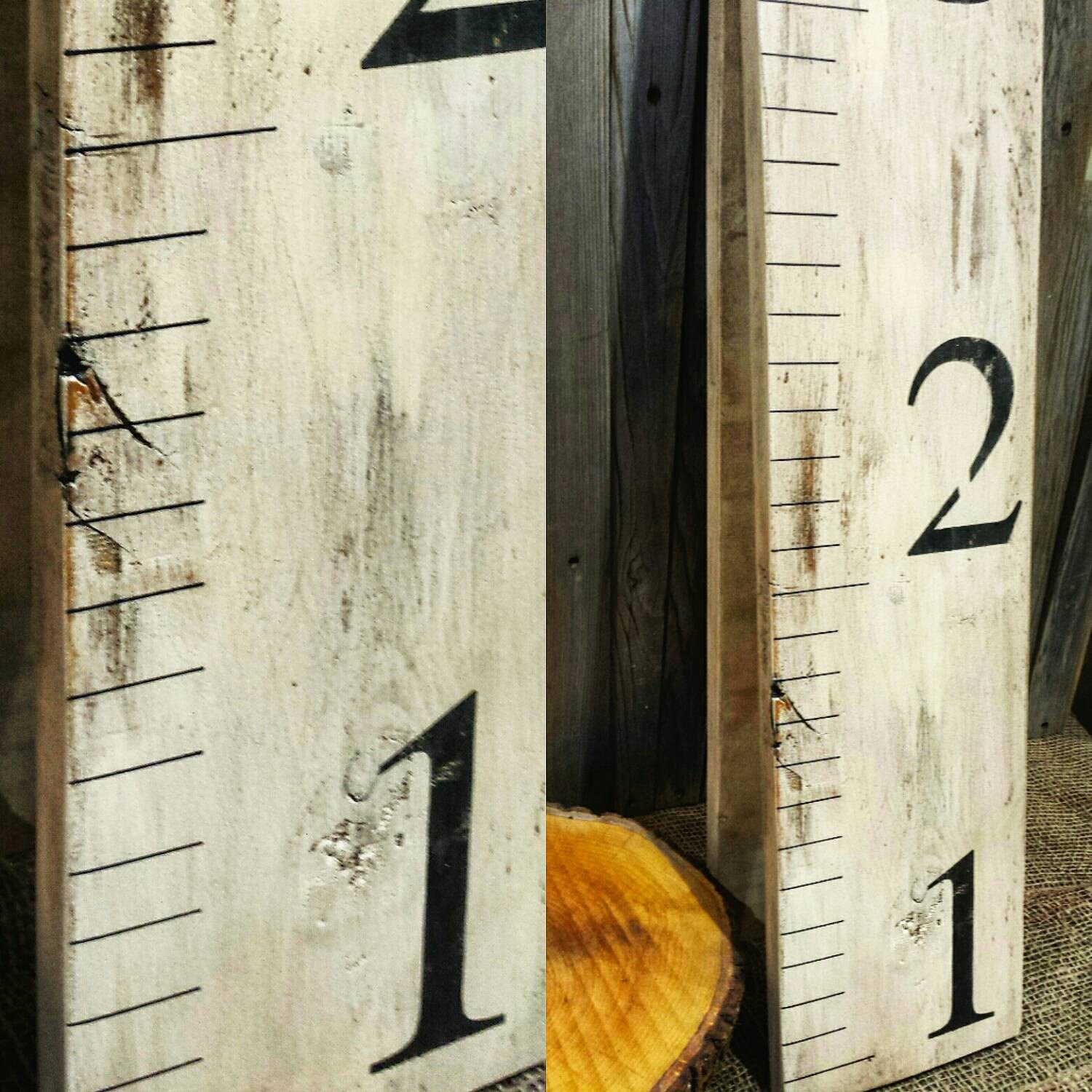 Wooden Growth Chart Rulers By Countrysidemacs On Etsy