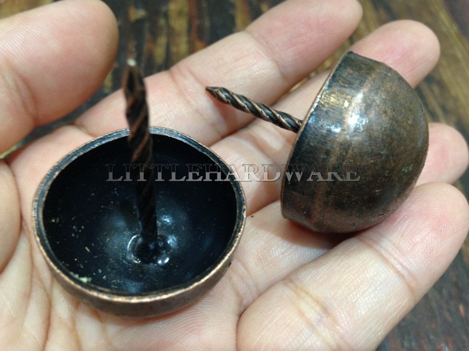 A pair of Big Size upholstery tacks/decorative tacks/Thick