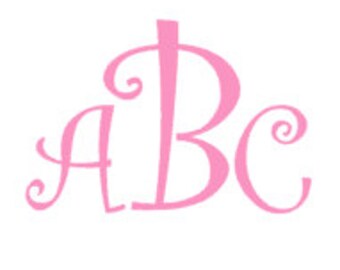 Items similar to Laptop Palm Rest Monogram Vinyl Decal on Etsy