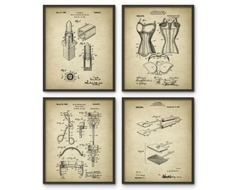 Computer Geek Wall Art Poster Set of 4 No.1 Computer Room