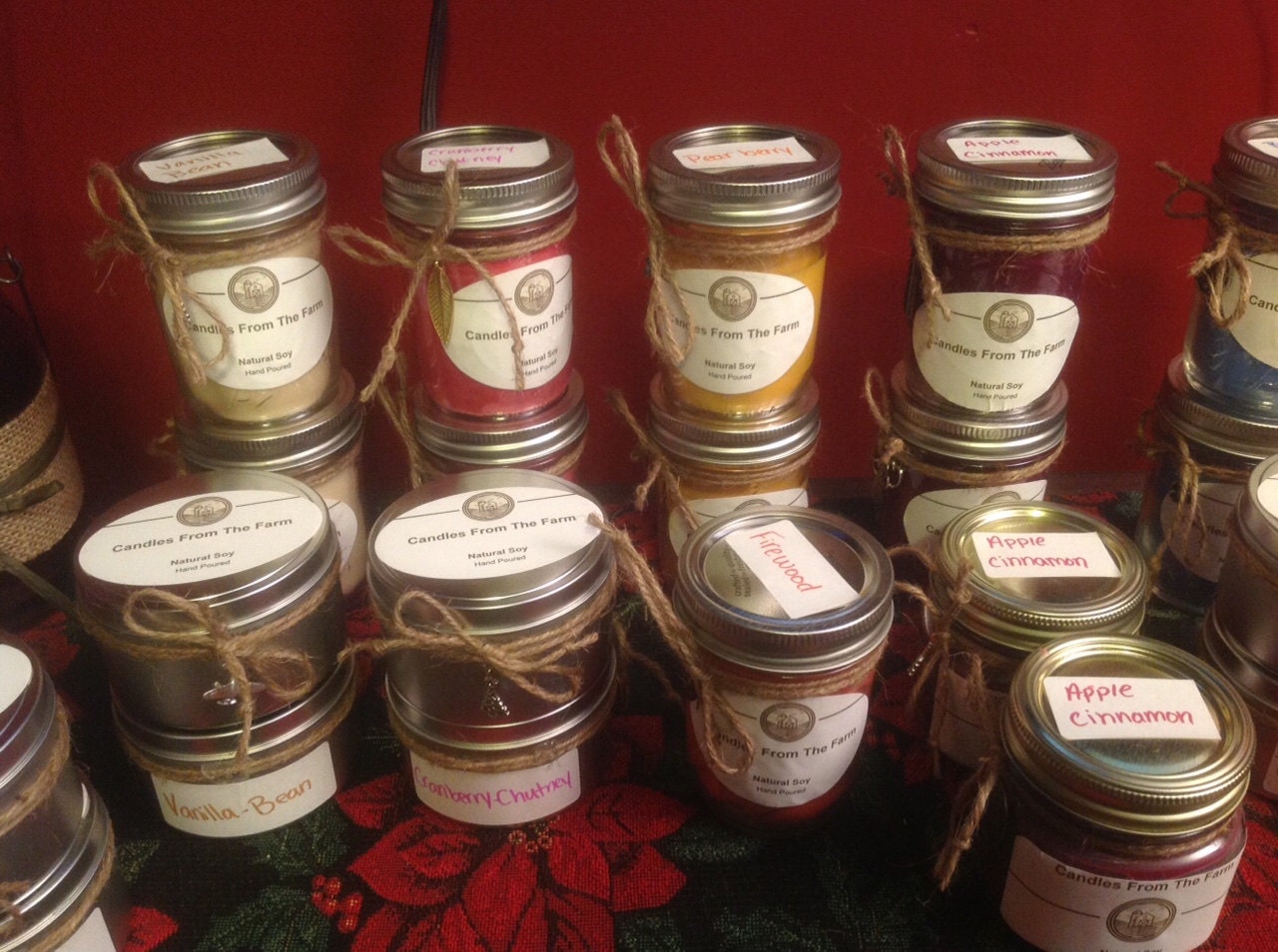 Handmade Scented Soy Wax Candles by CandlesFromTheFarm on Etsy