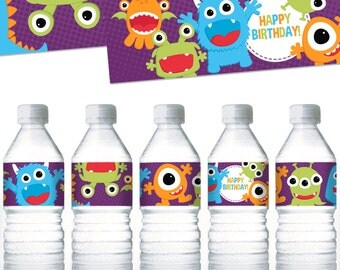 Funny water labels | Etsy
