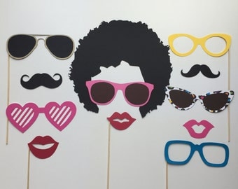 Items similar to Photo booth Props. Expressions. Photo Props. Party ...