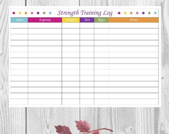 Weekly Health Tracker Printable Food Tracker Weight