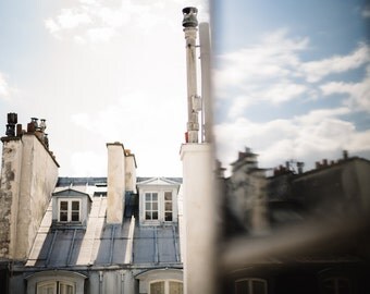 Paris rooftop photo | Etsy